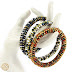 This Beaded Bangle Tutorial Can Be Used for Stackable Bracelets! - The Beading Gem's Journal