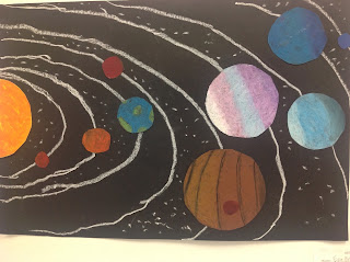 Adding VALUE to the Solar System Art Lesson