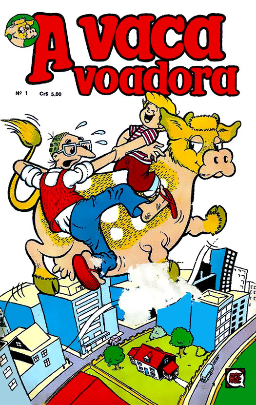 ROCK & QUADRINHOS SCANS: A VACA VOADORA 1(RGE)-JANEIRO DE 1977