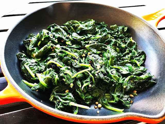 Sauteed Spinach with Garlic Butter