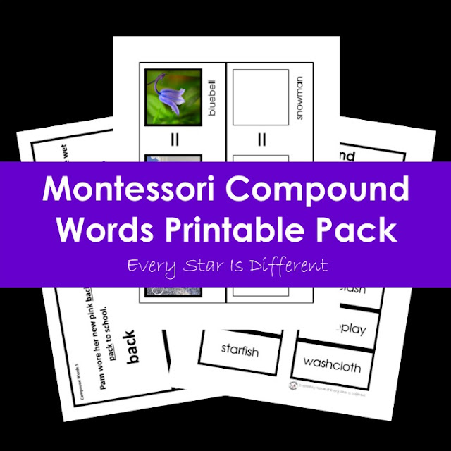 Every Star Is Different: Montessori Word Study Activities Bundle