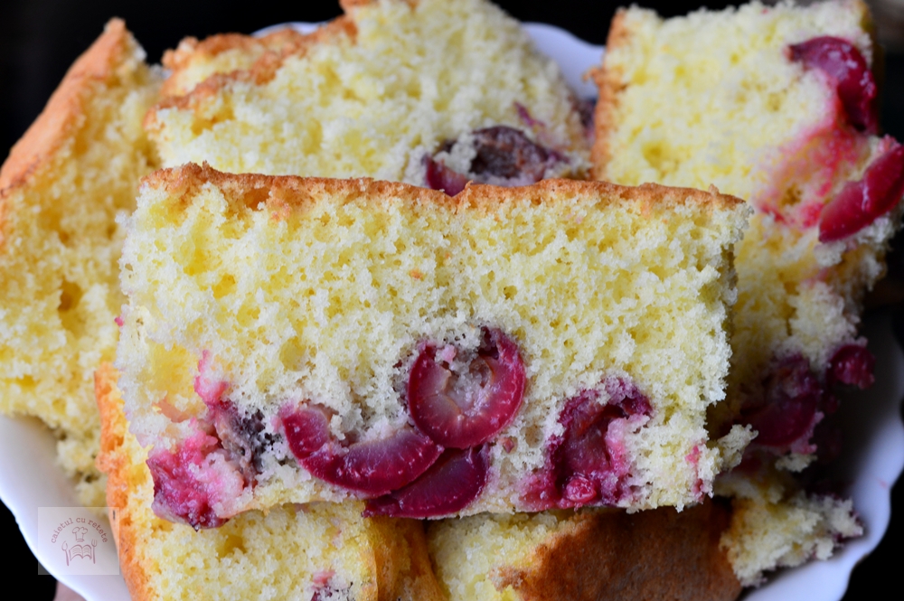 Pandispan cu visine - CAIETUL CU RETETE