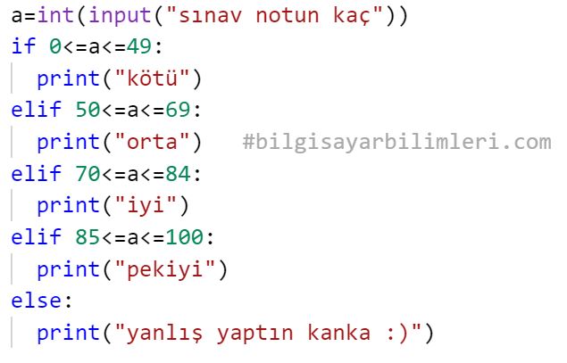 MUSTAGOR : PYTHON ÖRNEKLERİ