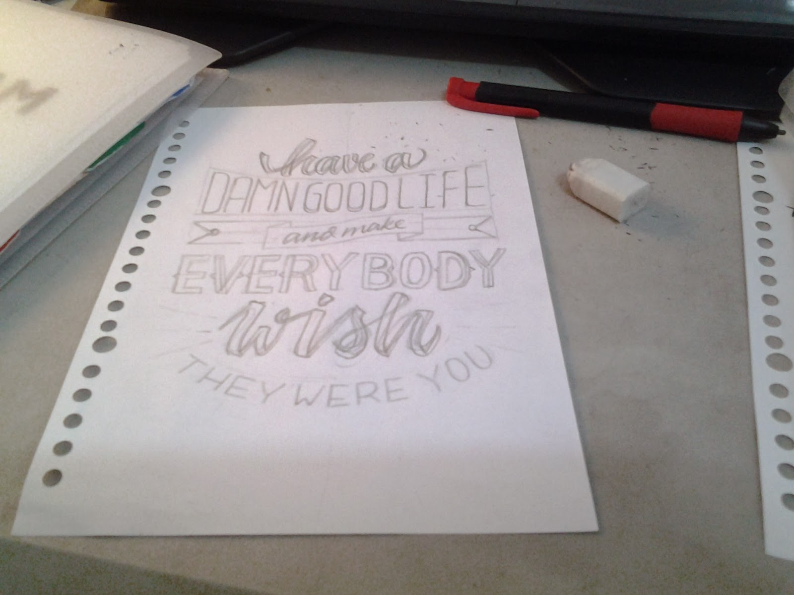 How to : Hand Lettering | Laurensius Adi - Design and Lettering