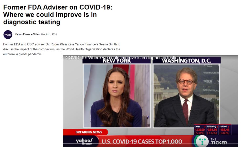 Discoveries in Health Policy: Very Brief Blog: Roger Klein MD JD ...