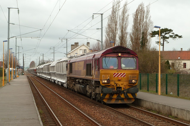 LA PASSION DU TRAIN: 3 têtes à queue de passage à Audruicq.