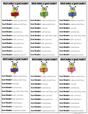 What Good Readers Do- Bookmarks | Teacher's Take-Out