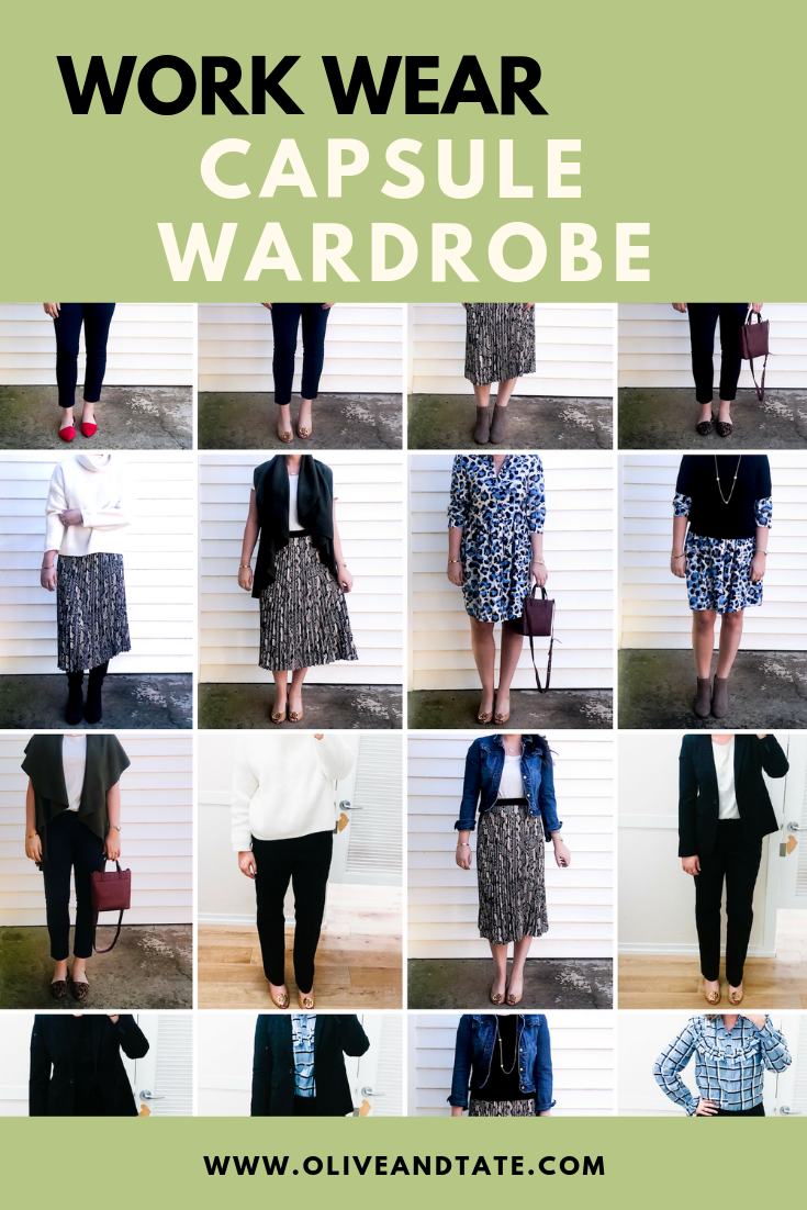Work Wear Capsule Wardrobe - Olive and Tate