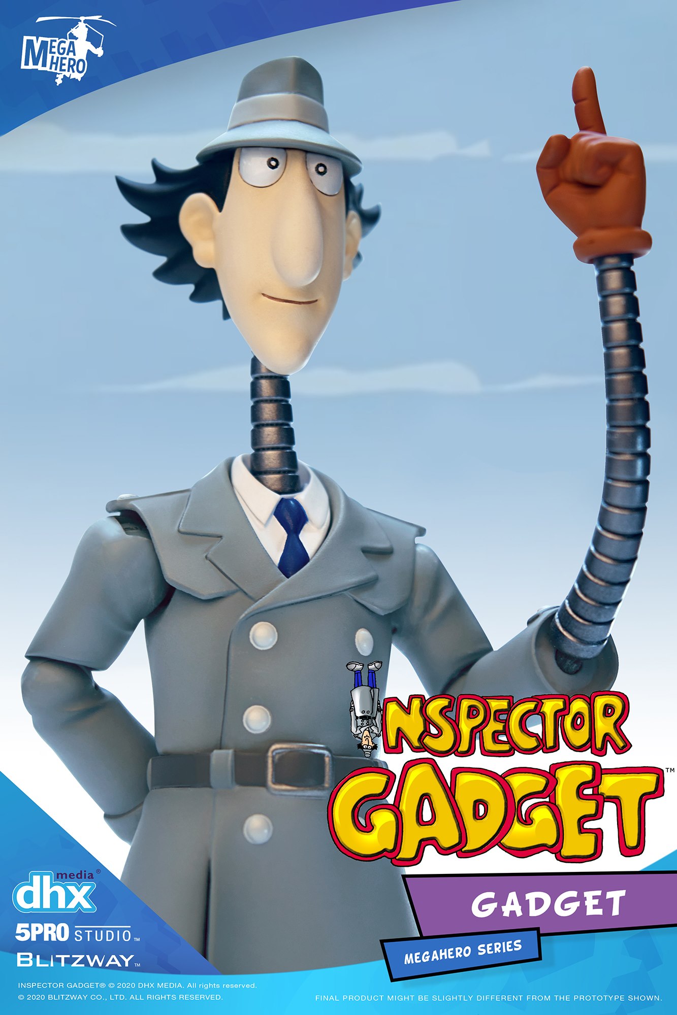 Inspector Gadget Mega Hero Series 1/12 (Blitzway)