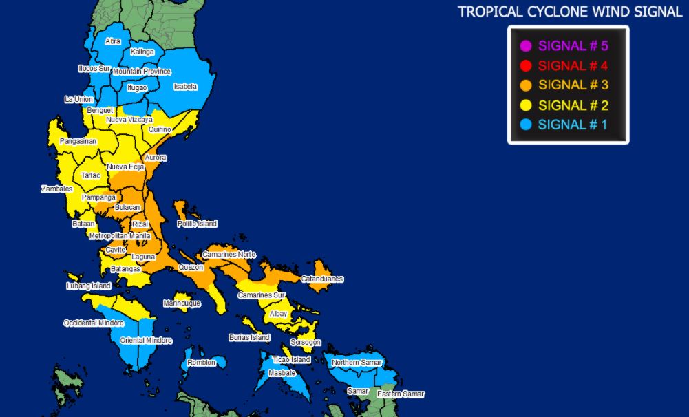 'Ulysses' intensifies into typhoon; Signal No. 3 up in 12 areas