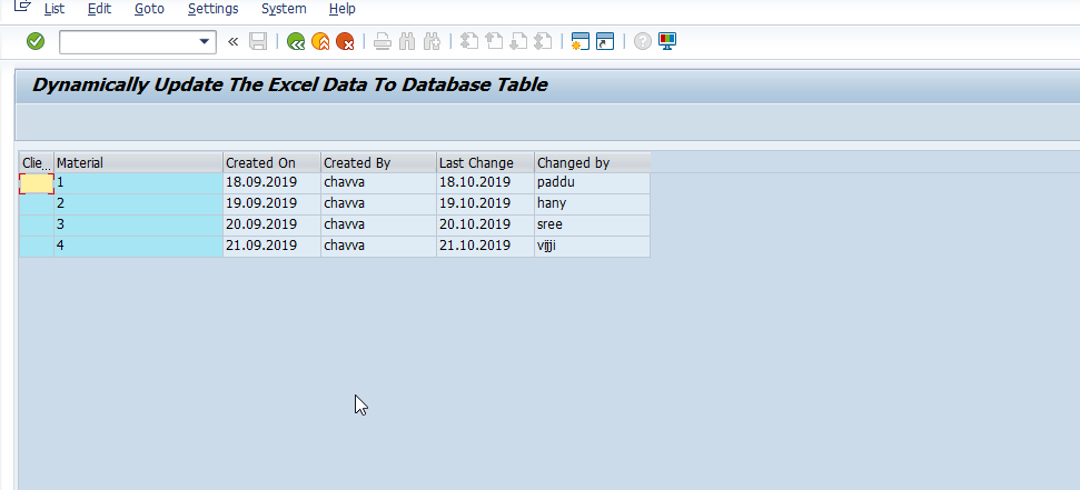 SAP ABAP Central: Dynamically Update Data From Excel To Database Table SAP ABAP Central: Dynamically Update Data From Excel To Database Table