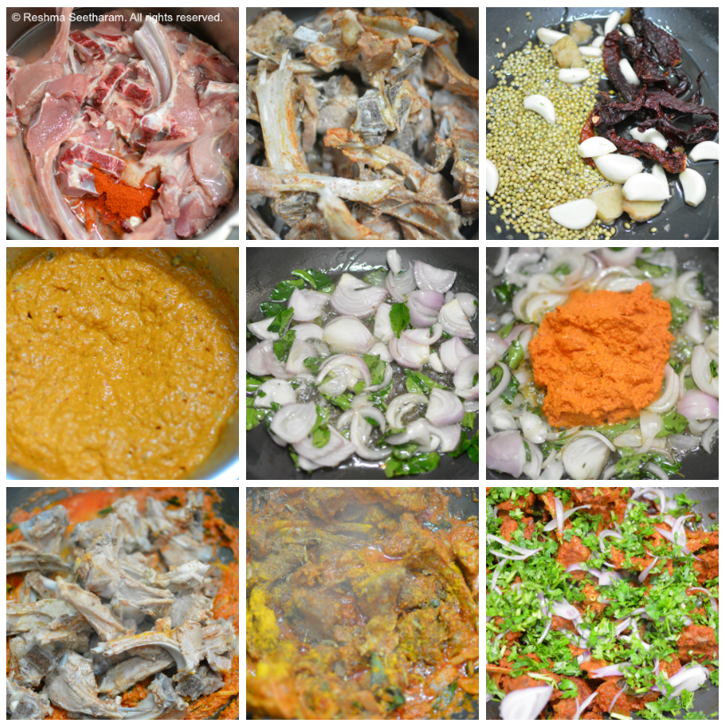 Red chili mutton chops recipe!