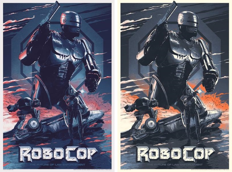 The Blot Says...: NYCC 2018 Exclusive Robocop Screen Print by Juan ...