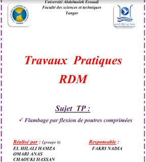 Travaux pratiques RDM | Cours génie civil - Outils, livres, exercices et vidéos