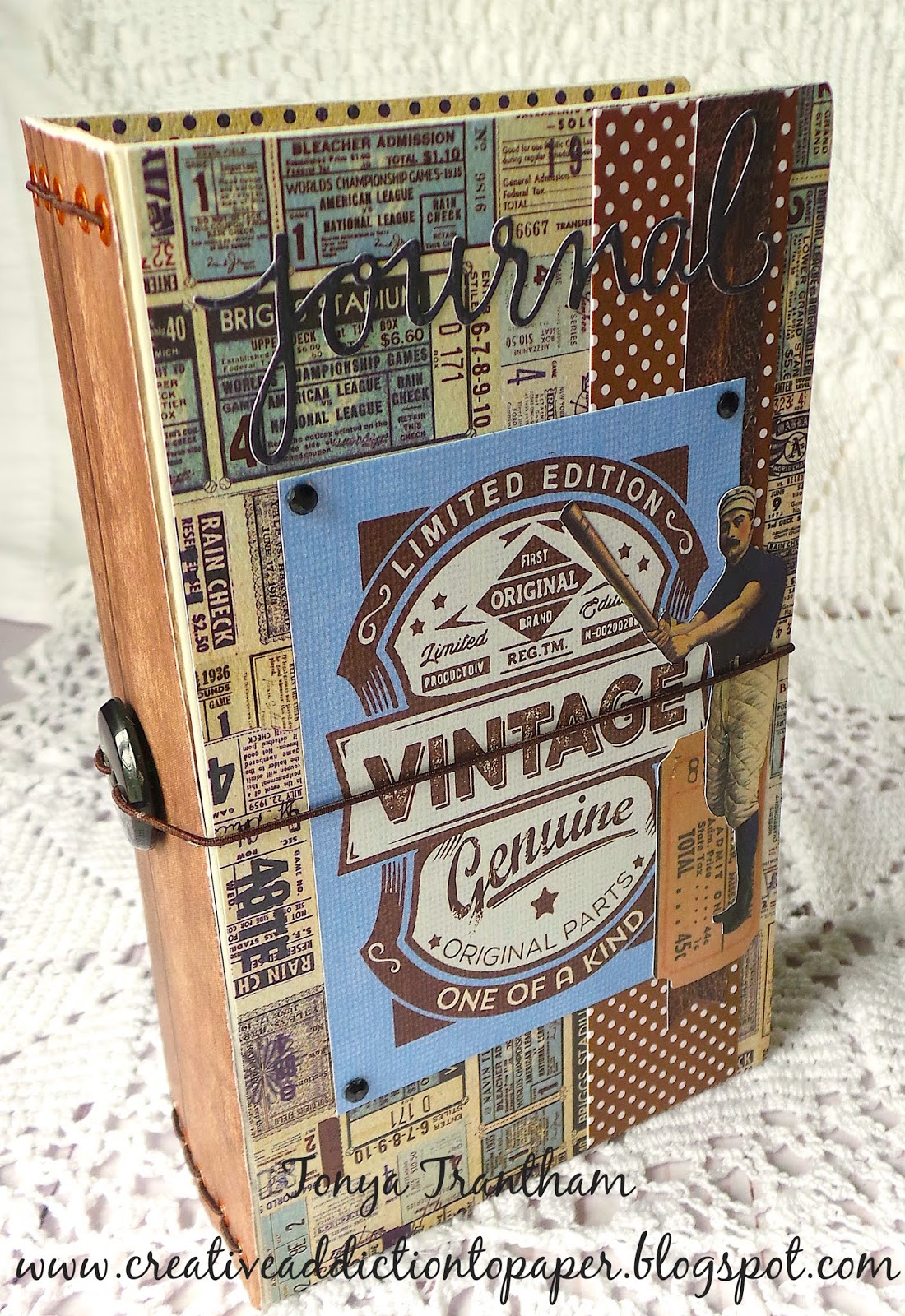 Creative Addiction to Paper: Genuine Vintage Pocket Notebook