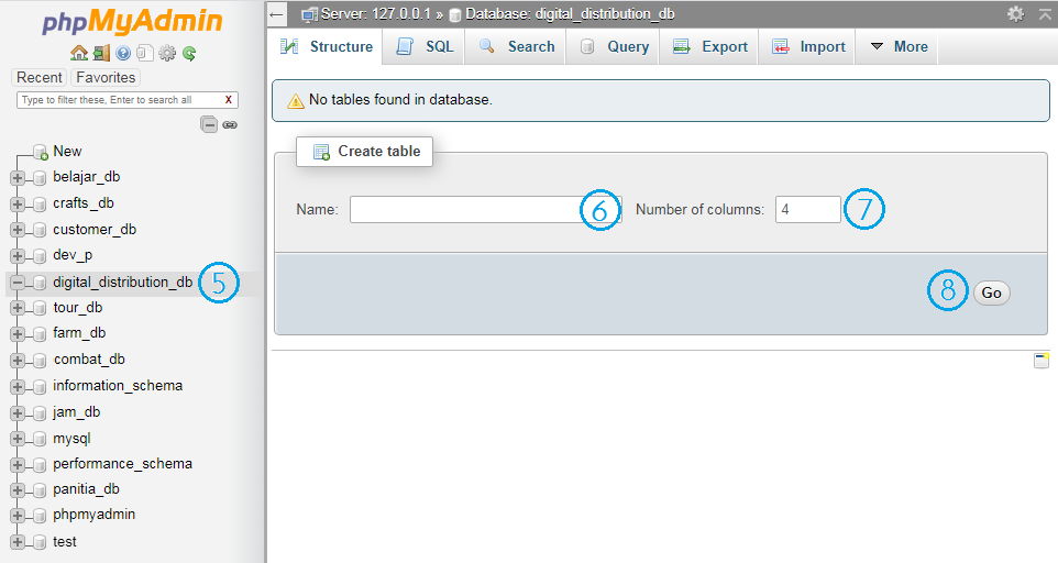 Tutorial Membuat Database Menggunakan Mysql Phpmyadmin Tanpa Coding Langit Tutorial