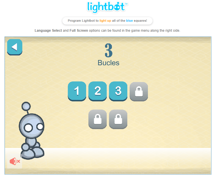 7mo Grado - VDS - 2020: Hour of code-Programming concepts-Lightbot Level 3