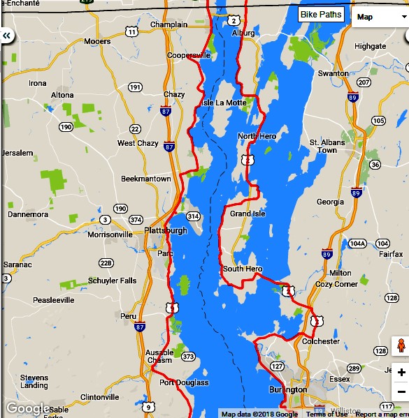 Lake Champlain Bike Tour 2019: OVERVIEW -Old