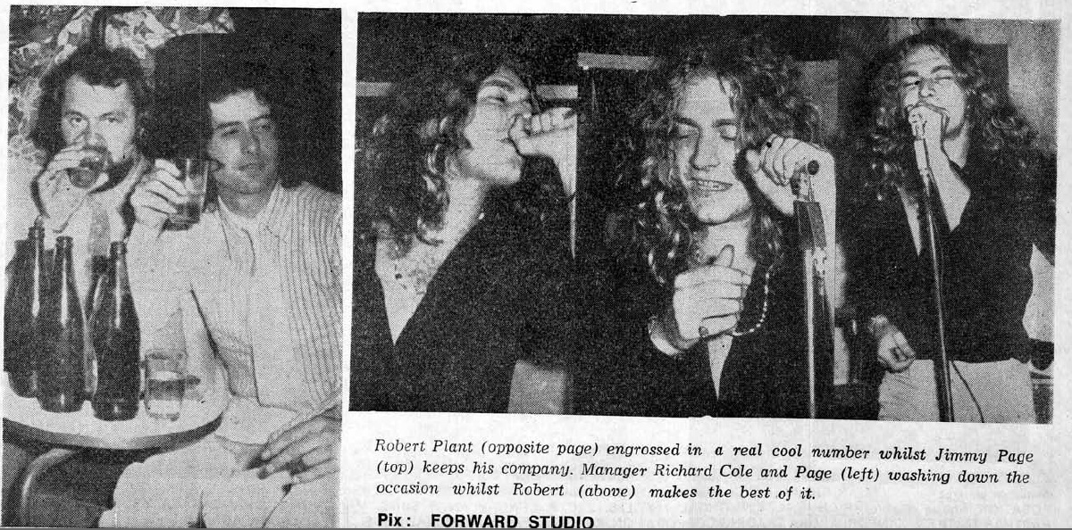 Led Zeppelin in Bombay, 1972. The 'Slip Disc' Photos.
