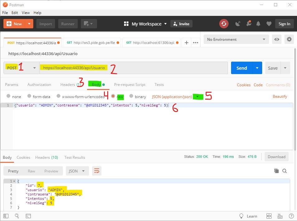 Crear Web Api En Aspnet Con Adonet Usando Vs 2019 Método Post Fase Iii