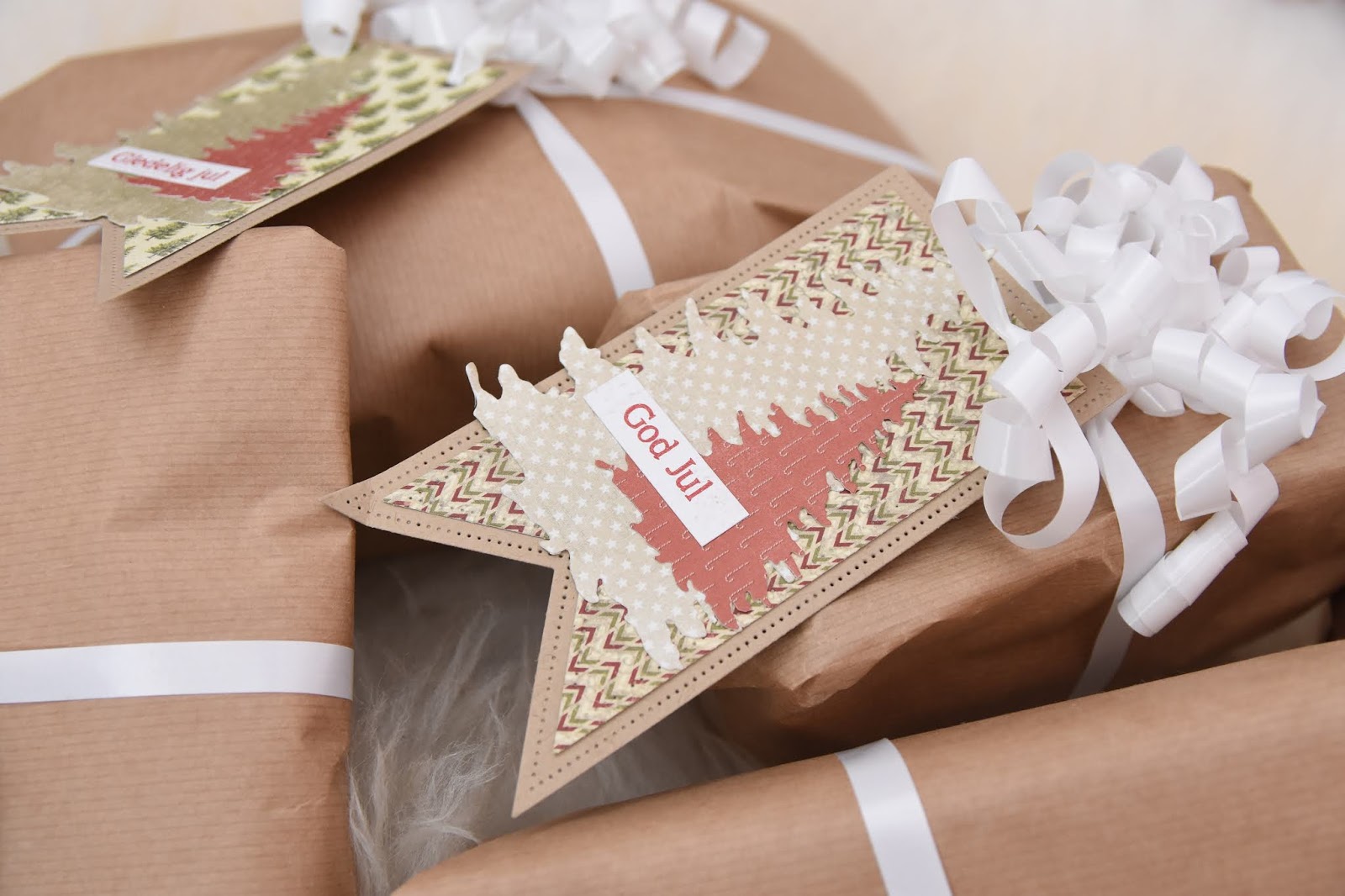 Kreativ Scrapping Blogg: Hjemmelagde pakkelapper