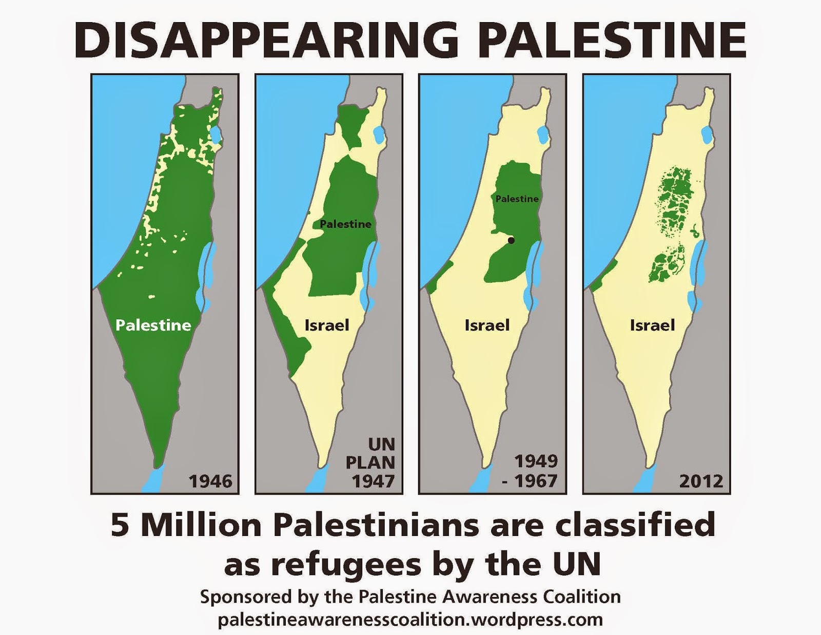 پی آواز حقیقت: فلسطین: نقشه‌ها و پناهندگان - Palestine: Maps and Refugees