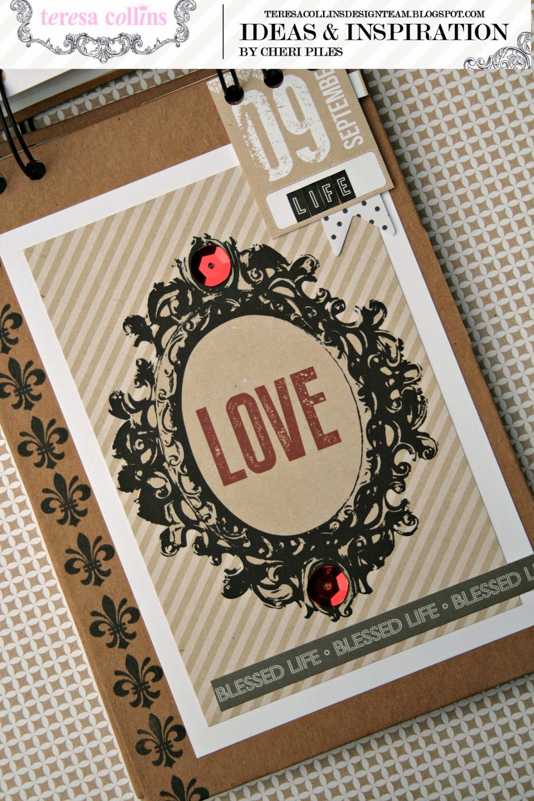 TERESA COLLINS DESIGN TEAM: Monthly Journal Album Book by Cheri Piles ...