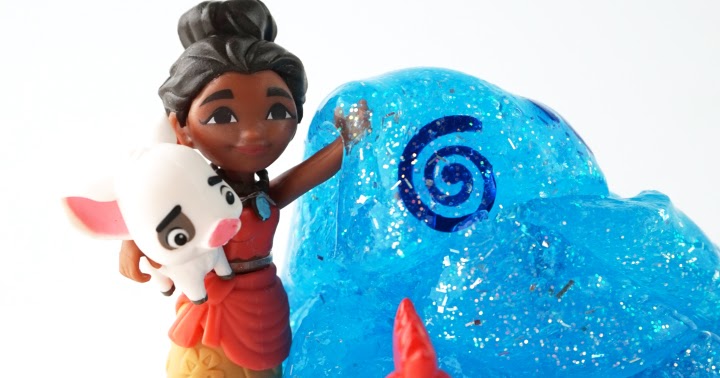3-Ingredient Disney Moana Ocean Slime | artsy-fartsy mama