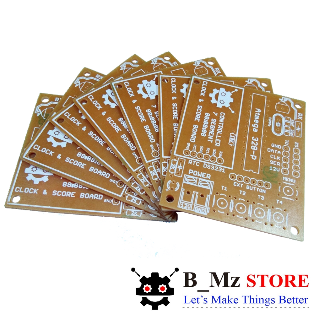 Cetak PCB Murah Lokal FR2 Single layer Free Masking dan Silkscreen ...