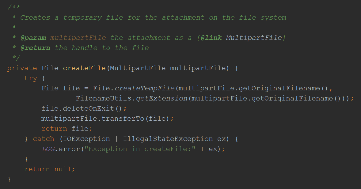 Attachments in sales orders with Hybris Commerce using MultipartFile ...