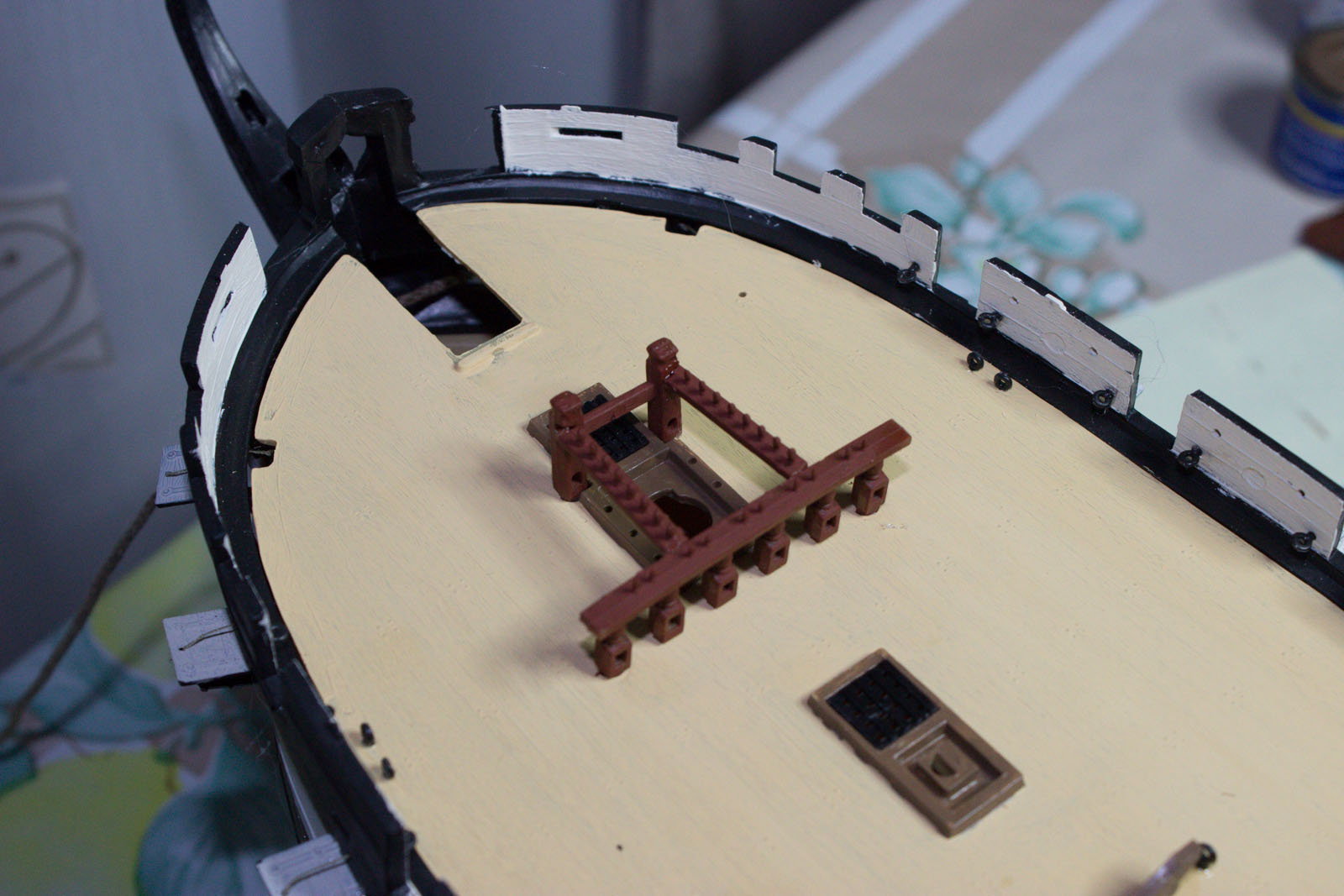 Sailing Ship Models: USS Constitution - Spar Deck Details (Part II)