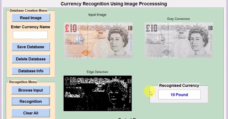 Currency Recognition Using Image Processing Full Matlab Project Code ...
