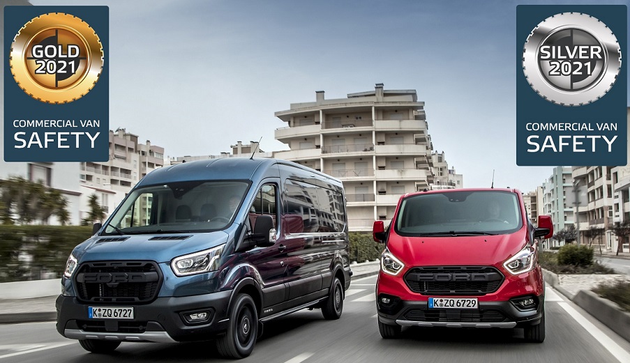 Ford Transit ve Transit Custom’a 2 ayrı güvenlik ödülü, Euro NCAP'tan ...