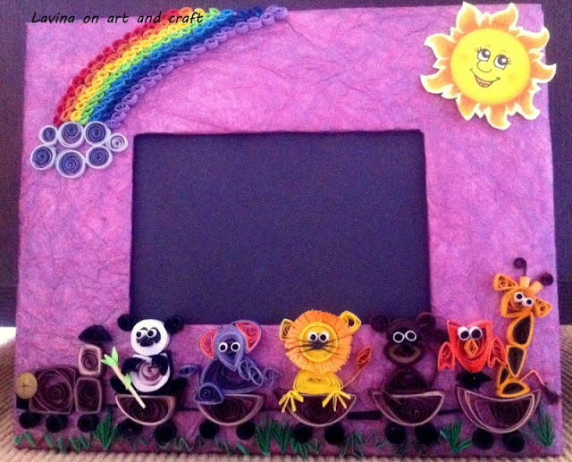 Life's little treasures: Quilled Animal Train