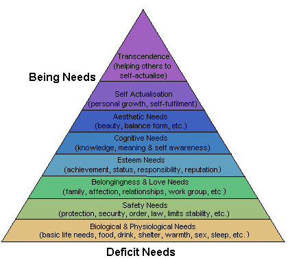 Self-Belief: human needs