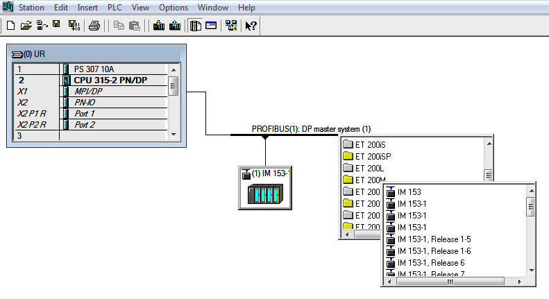 DP Master System Configuration in PLC