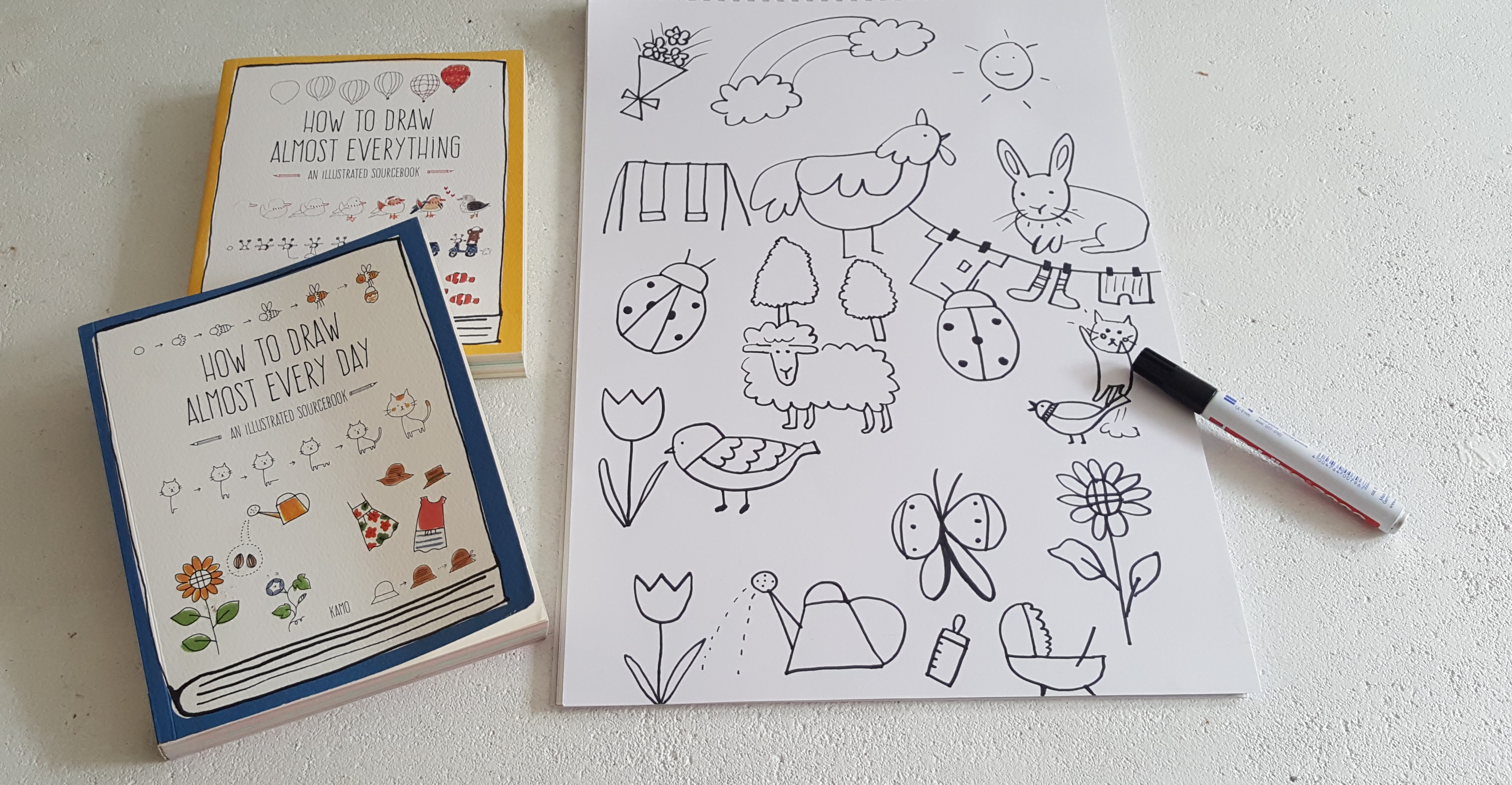 DIY colouring page for kids