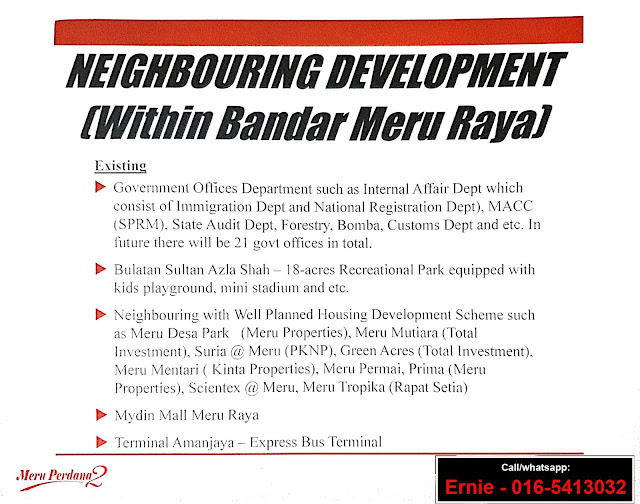 Meru Perdana Ipoh - MK Land Perak: PROJEK TERKINI DIBUKA UNTUK JUALAN ...