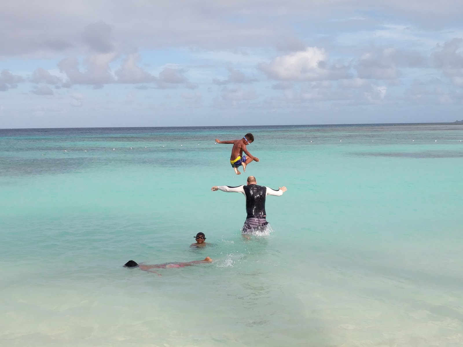 Flying at Emon Beach