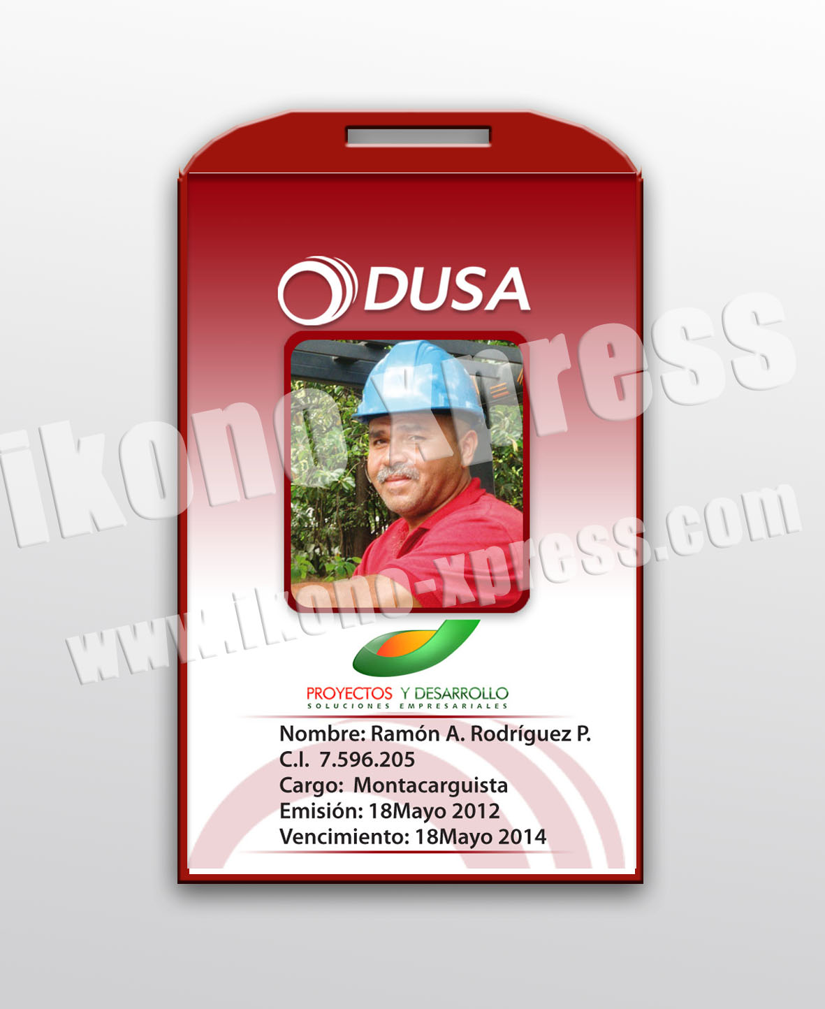 IKONO X-PRESS / JUAN RUIZ: Diseño e impresión de carnets PVC para ...