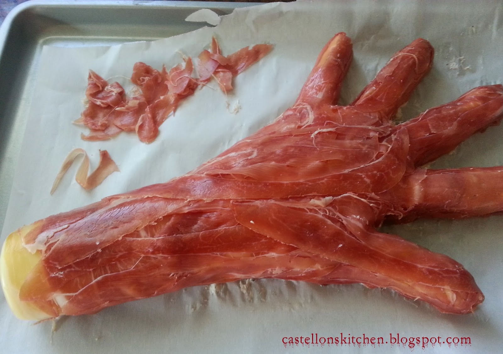 Castellon's Kitchen: Amputated Appetizer- Three Cheeses in Prosciutto