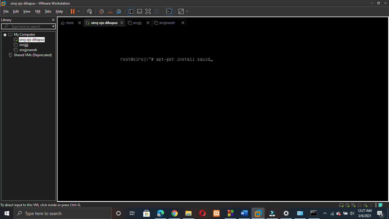 INSTALASI DAN KONFIGURASI PROXY SERVER DEBIAN 7 DI VM WARE: INSTALASI ...