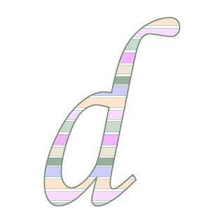 GRANNY ENCHANTED'S BLOG: "Pastel Stripes" JPG Lower Case Free Scrapbook ...