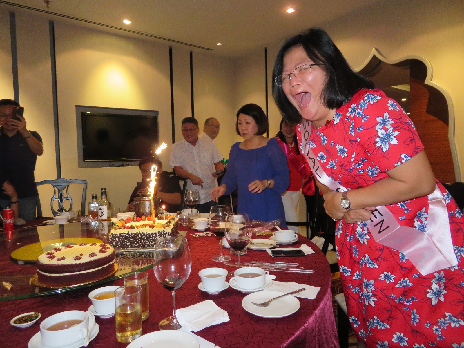 Kee Hua Chee Live!: SHARON LIAN AND CYNTHIA LOW HOSTED JOINT BIRTHDAY ...