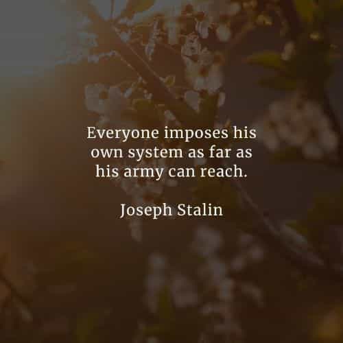 40 Famous quotes and sayings by Joseph Stalin