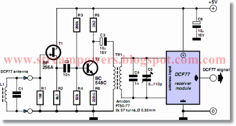 DCF77 Preamplifier Circuit | Electronic Circuits Diagram