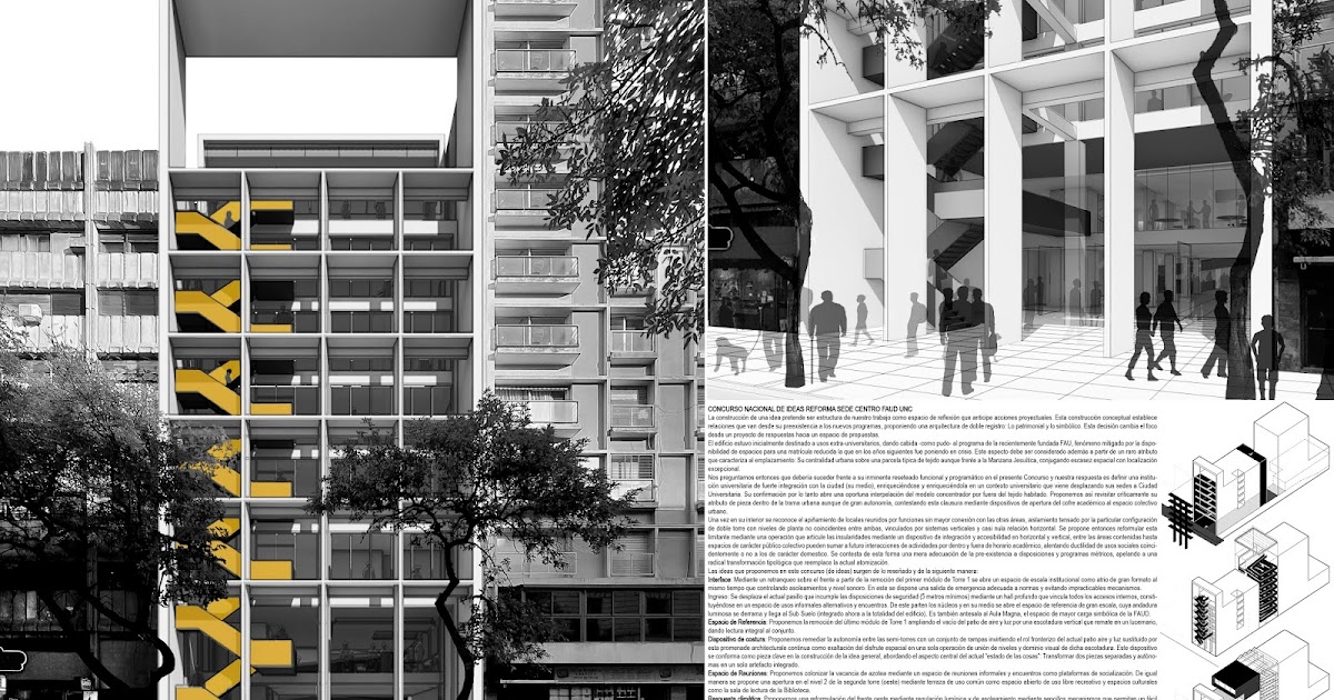 Reforma Sede Centro FAUD UNC - Concurso Nacional de Ideas