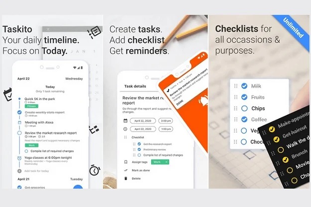 Taskito - Λίστες to-do, ημερολόγιο και υπενθυμίσεις σε μία απίστευτη εφαρμογή