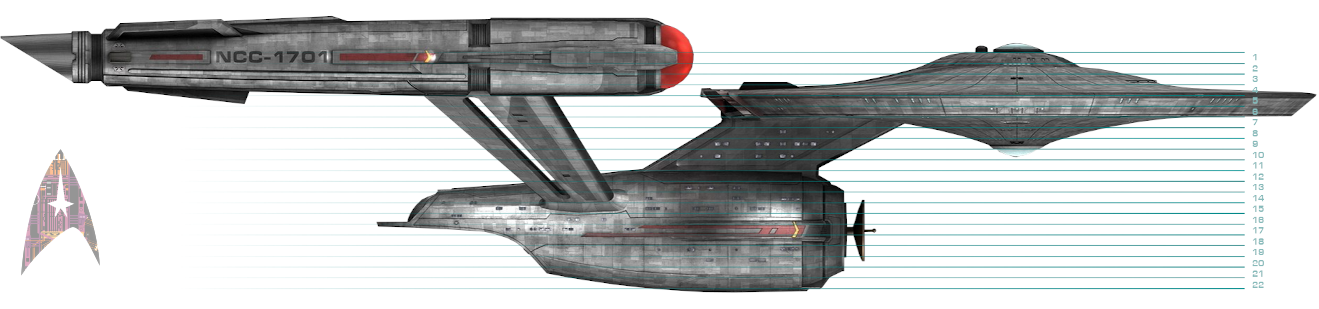 FLEETYARD STAR TREK modeling blog: How long is the Enterprise NCC-1701 ...