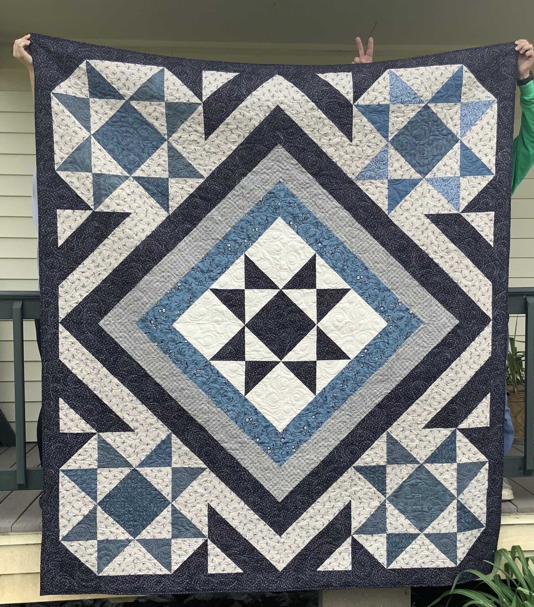 L' FAIR QUILTS: Stars Over Scott Quilt